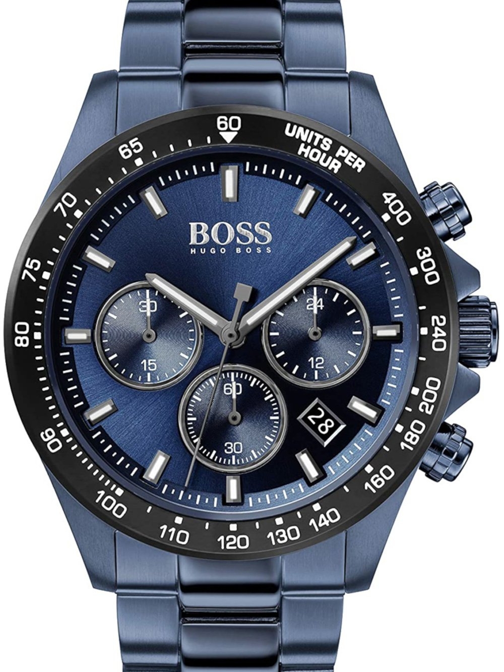 Ceasuri | Chrono12 - Hugo Boss 1513758 Hero Chronograph Herren 43mm 5ATM