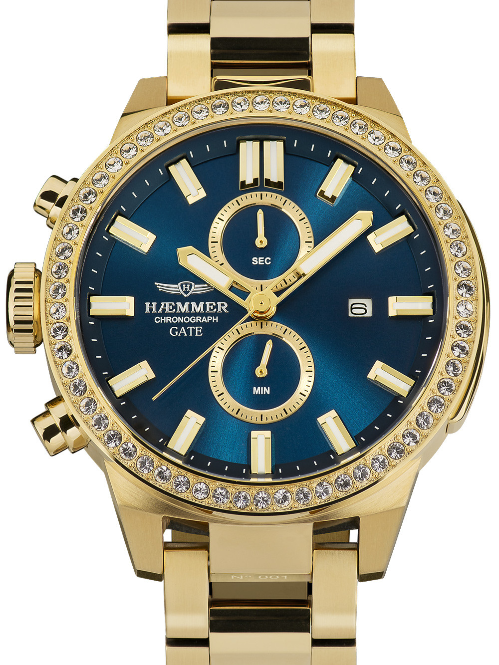 Watches | Chrono12 - Haemmer G-3 Gate Chronograph Damen 45mm 10ATM